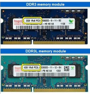 DDR3L vs DDR3 Memory (RAM) Comparison